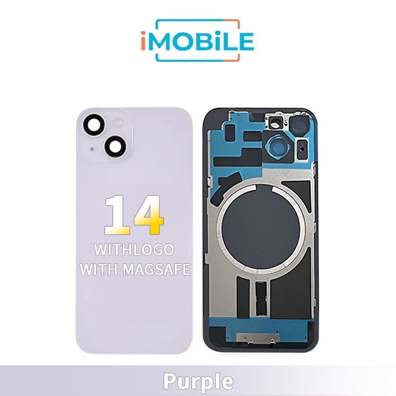 iPhone 14 Compatible Back Cover Glass Assembly With MagSafe [Purple]
