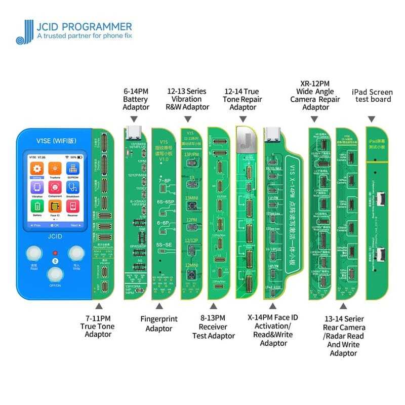 JCID V1SE 6-IN-1 Mobile Phone Programmer Set