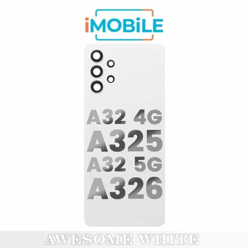 Samsung Galaxy A32 A325 4G Back Cover with Camera Lens [Awesome White]