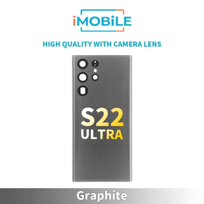 Samsung Galaxy S22 Ultra (S908) Back Glass [High Quality with Camera ...