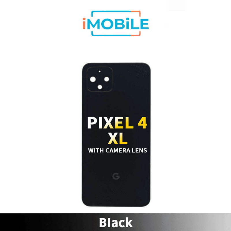 Google Pixel 4 XL Compatible Back Cover with Camera Lens [Black]