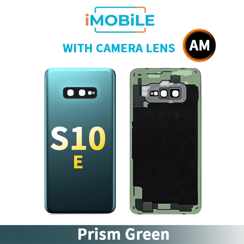 Samsung Galaxy S10E Back Cover Aftermarket With Camera Lens [Prism Green]