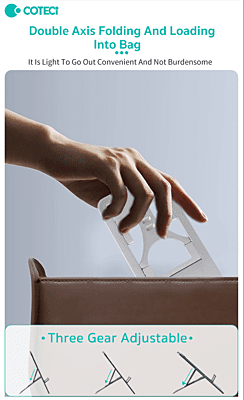 COTECi Foldable Aluminium Alloy Phone Holder