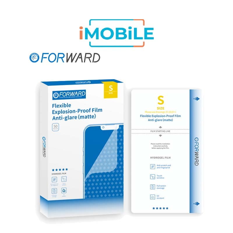 FORWARD [Explosion-Proof] 9" Anti-glare Matte Mobile Phone Hydrogel ...