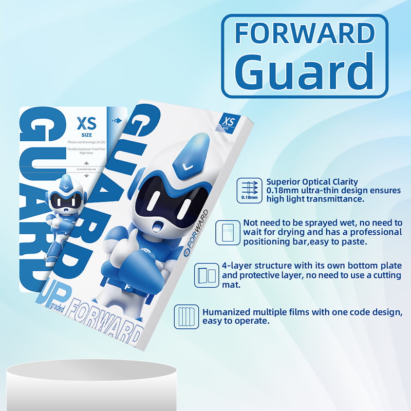 FORWARD [Guard Shockproof] 7" High Clear Mobile Phone Hydrogel Film for ...